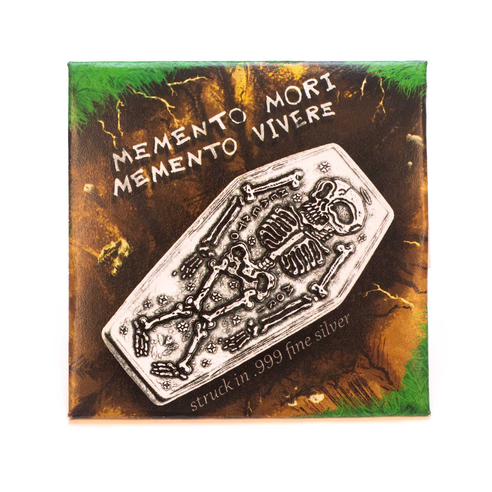 Memento Mori / Memento Vivere Reminder Fine Silver Coin | Shire Post Mint