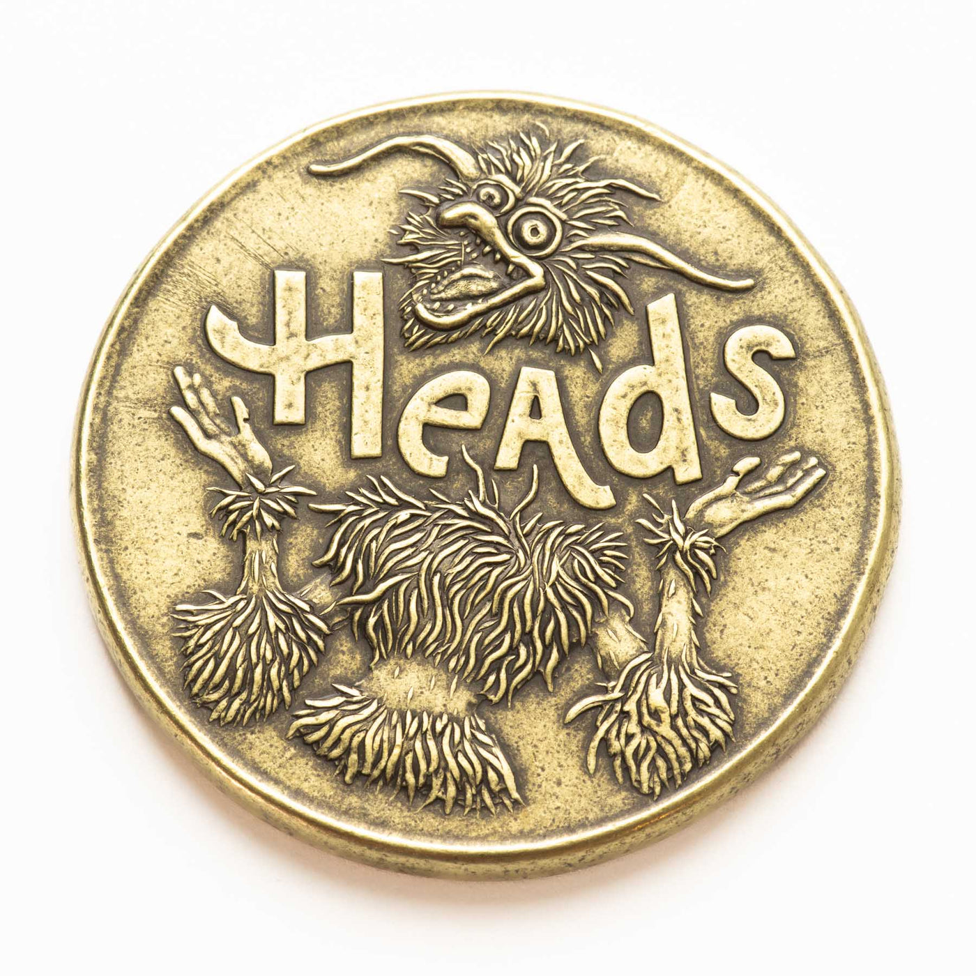Labyrinth Firey Heads or Tails Decision Maker Coin | Shire Post Mint
