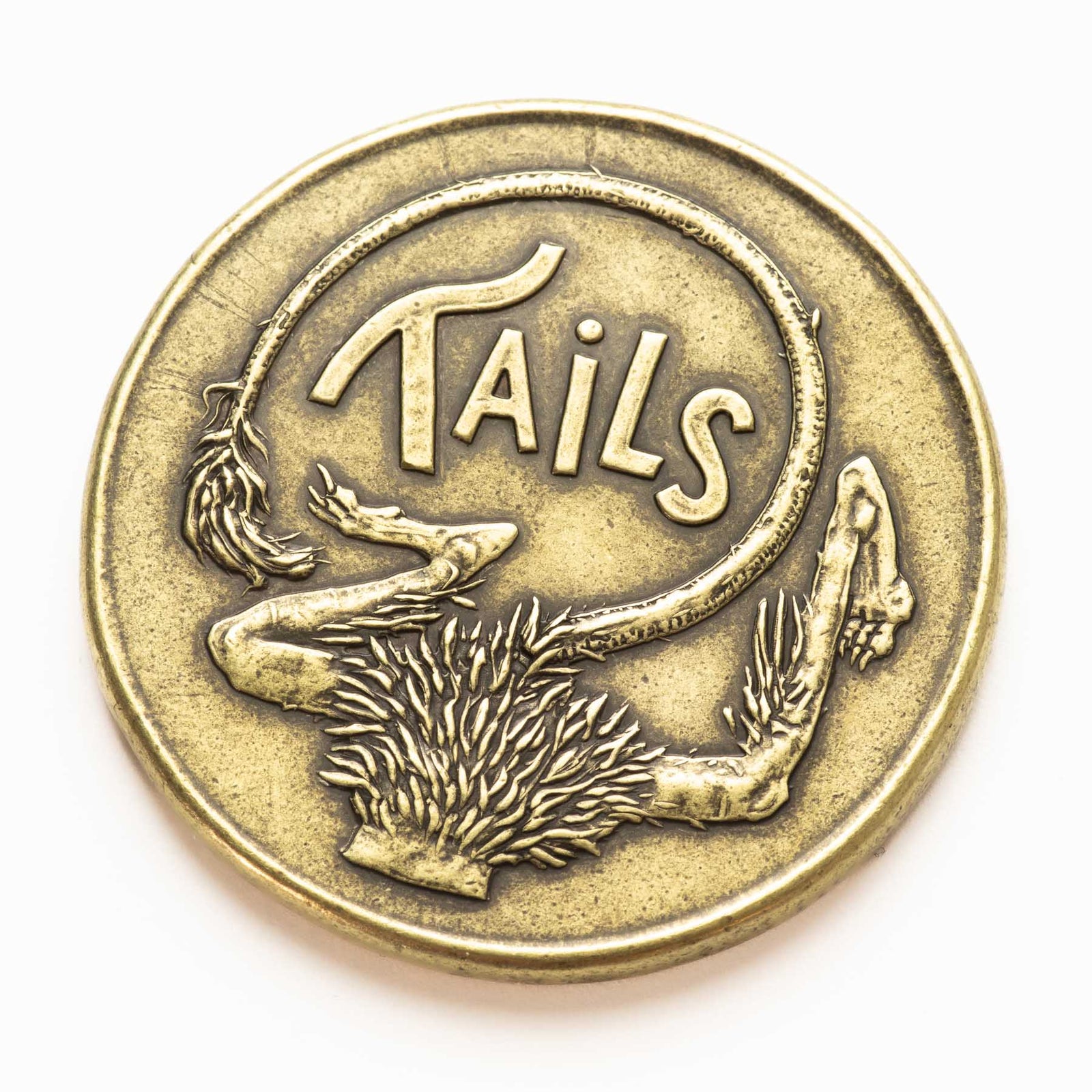 Labyrinth Firey Heads or Tails Decision Maker Coin | Shire Post Mint