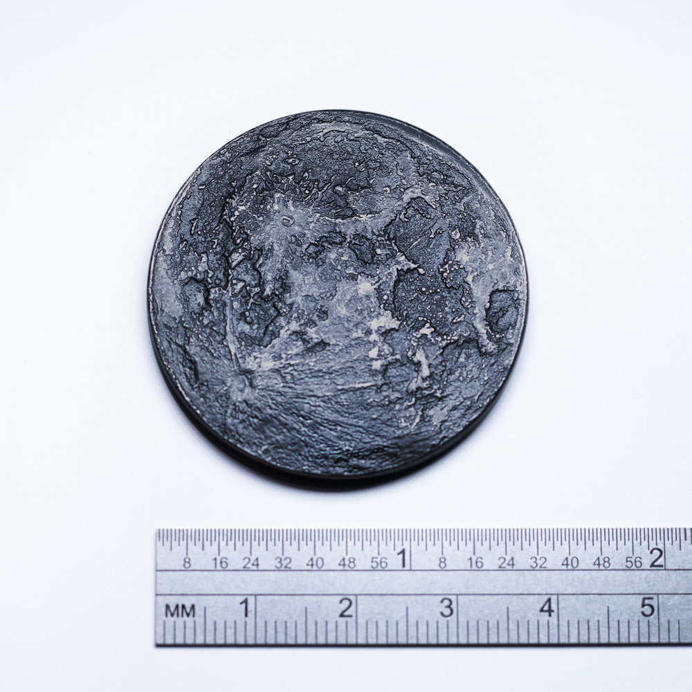 Iron Super New Moon Coin - Large 1.5" | Shire Post Mint