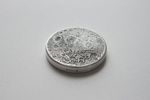 Ultra Chunky 1 in / 26 mm Full Moon Silver Coin