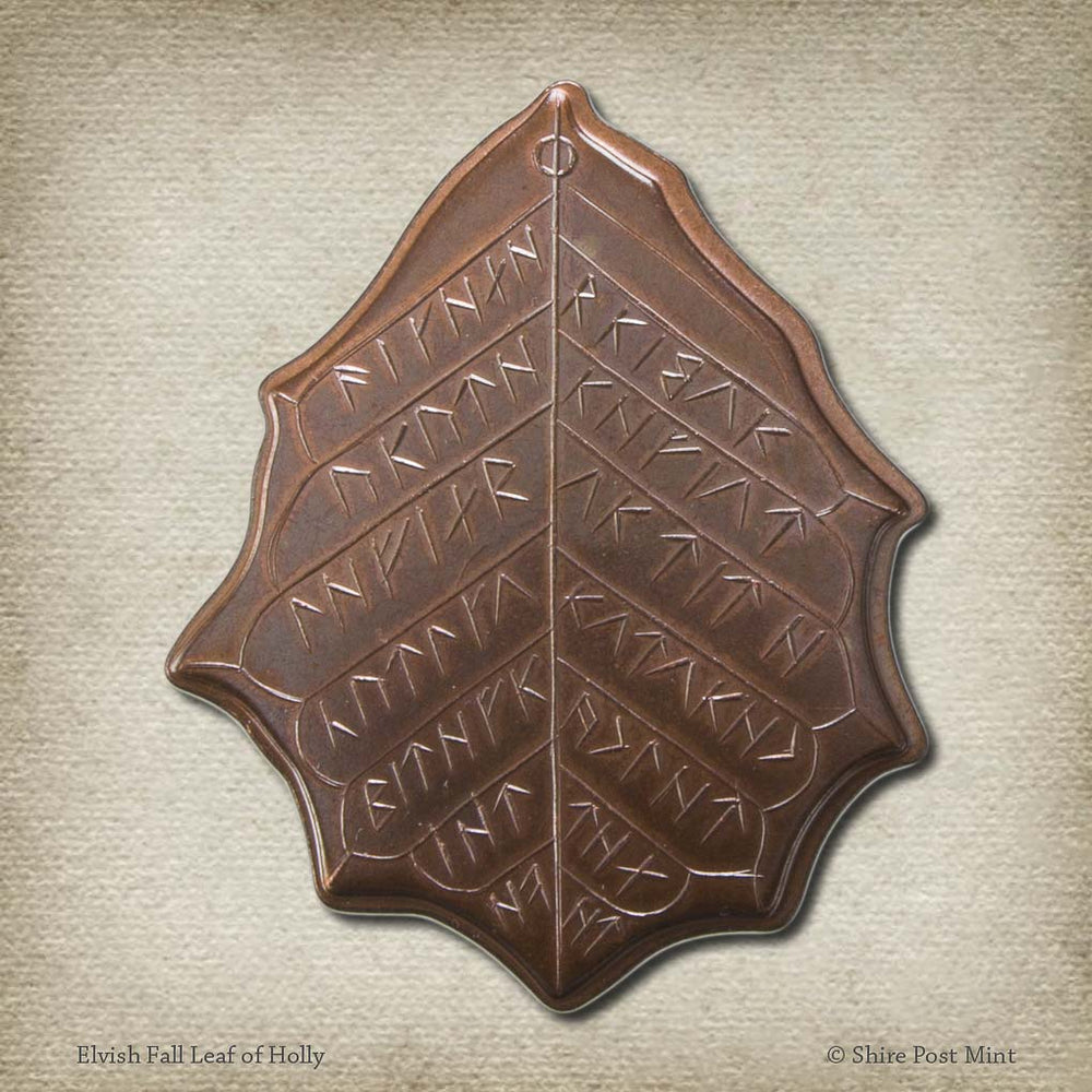 Elvish Fall Leaf of Holly - The Lord of the Rings