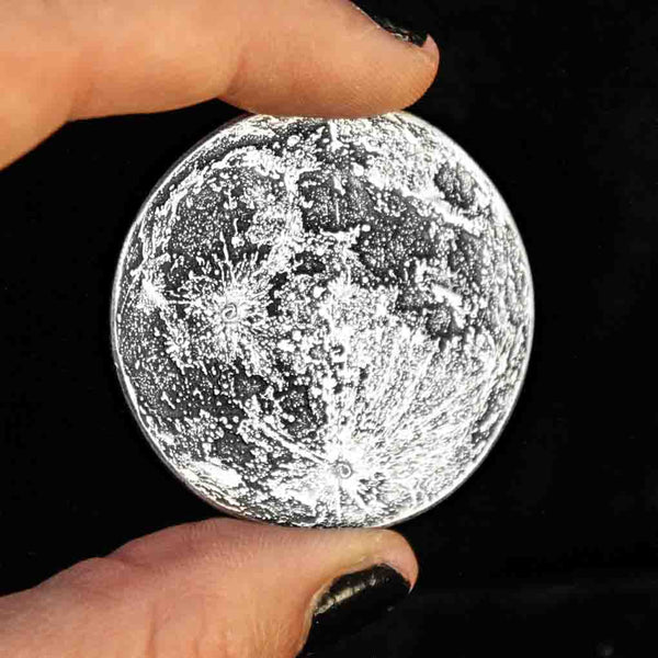 Full Moon 1oz Silver Coin 1.5" | Shire Post Mint