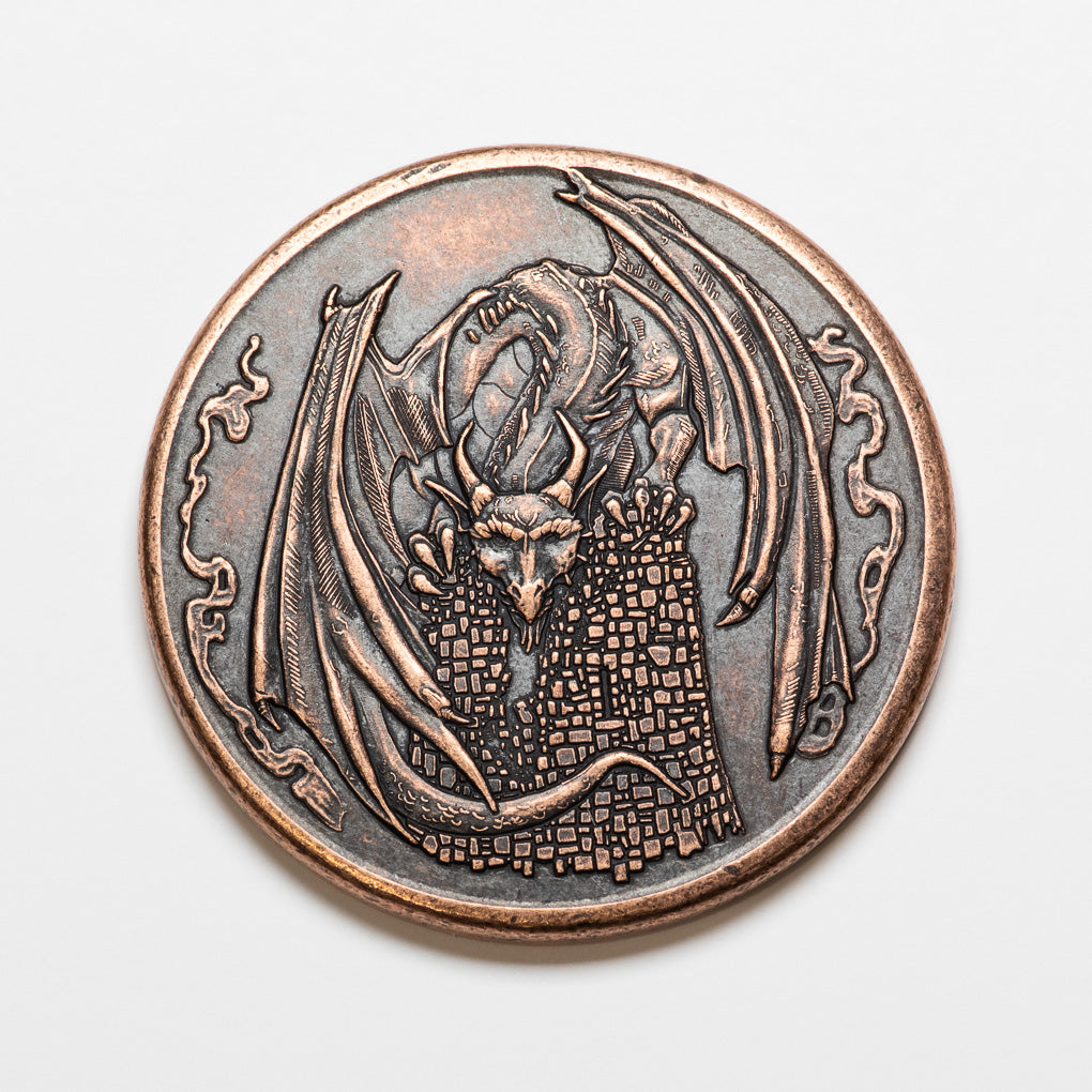 Awoken Dragon Copper Token - Rare Elements Foundry | Shire Post Mint