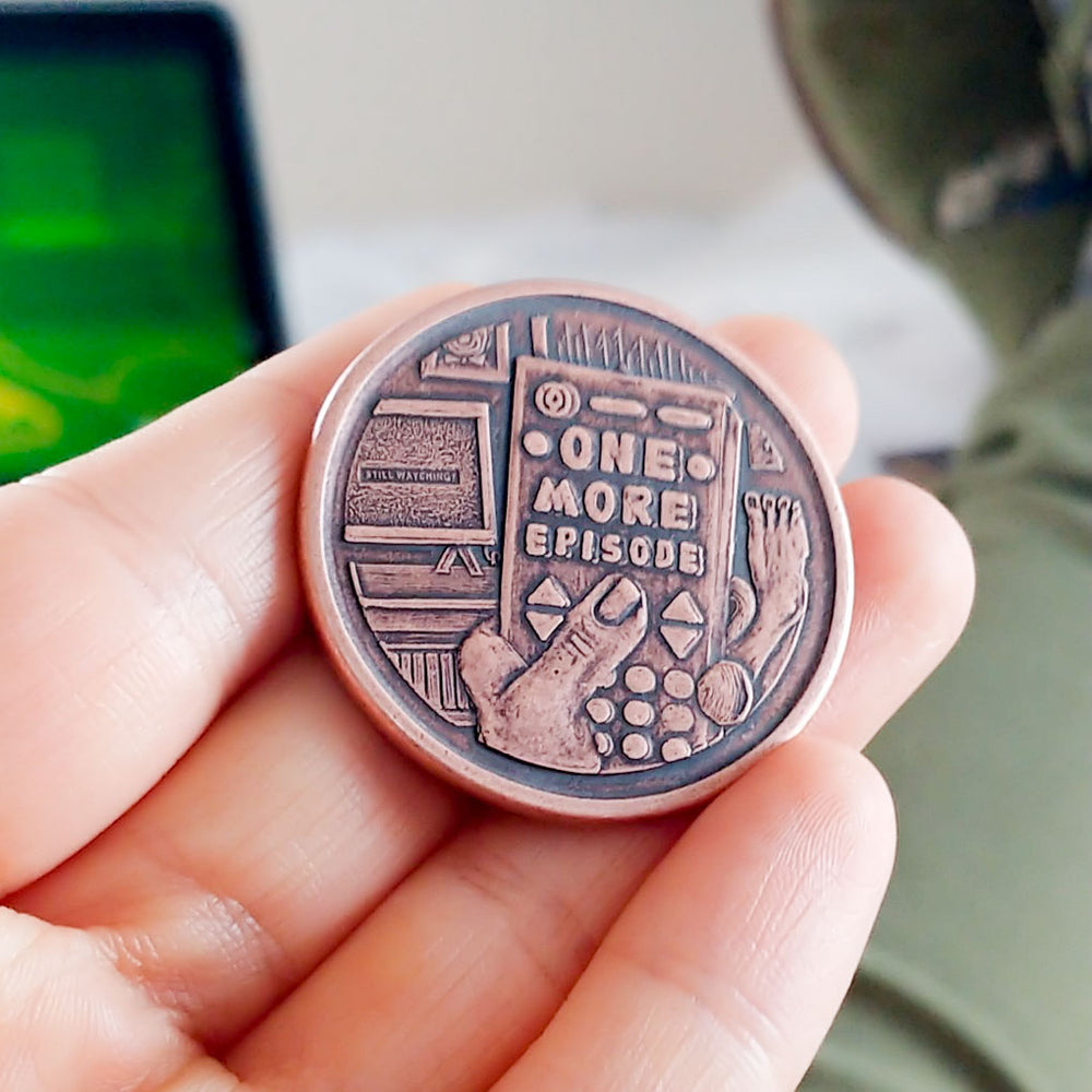 One More Episode / Go to Bed Decision Maker Coin | Shire Post Mint